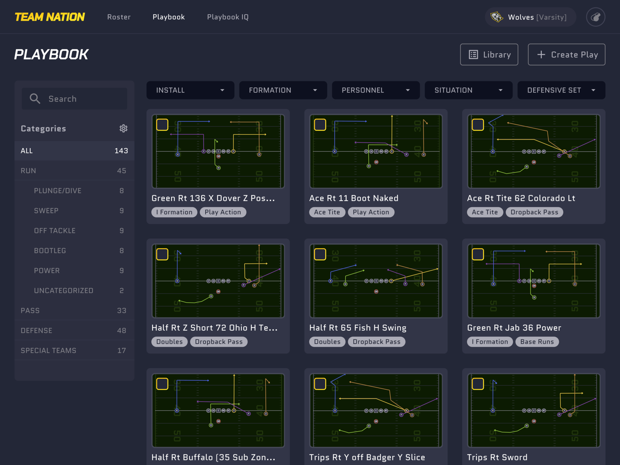 Teach Football Plays with Mobile Games | Team Nation
